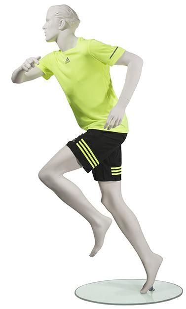 Male Sports Mannequins, Athletic Mannequin in Running Pose