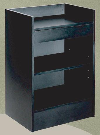 Cash Register Stands - Black checkout counter display fixture